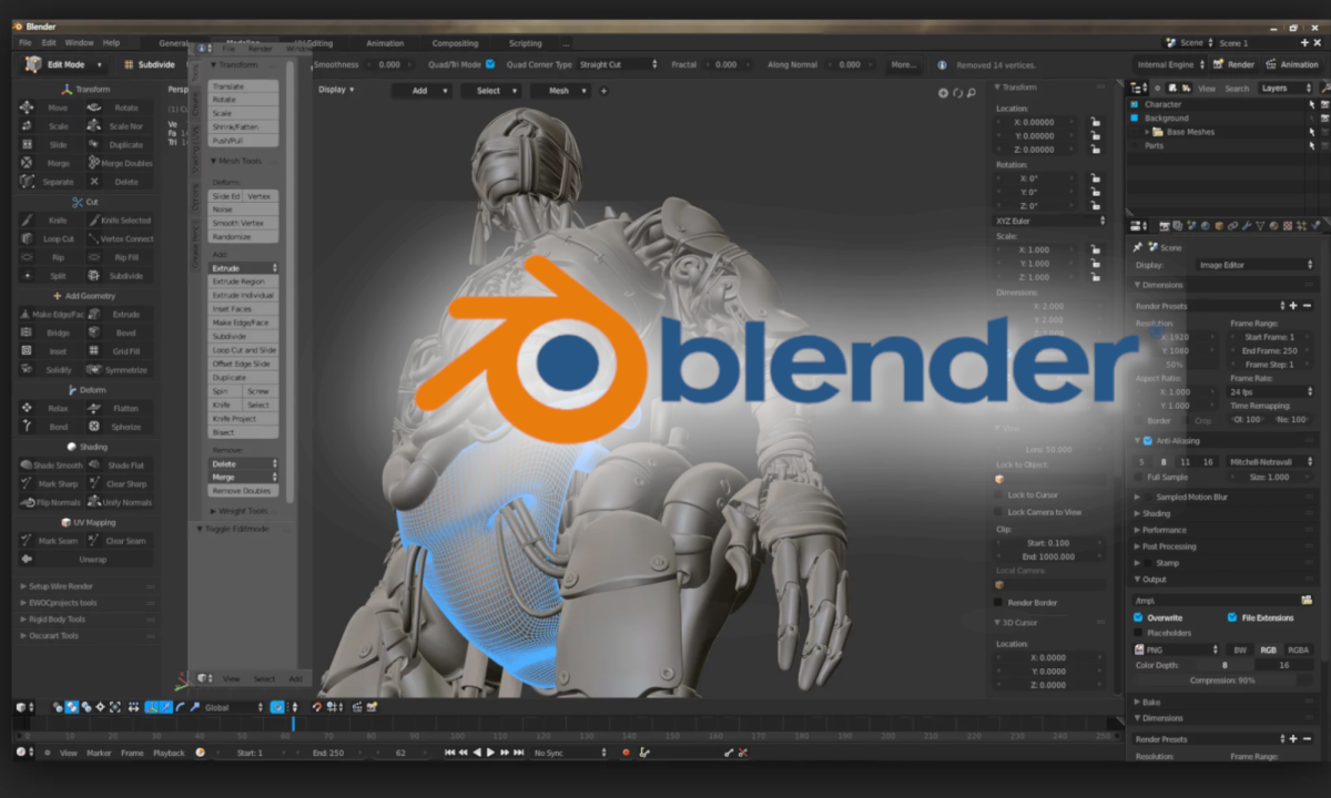نرم افزار بلند چیست؟ مزایای مدل‌سازی با Blender | پونیشا